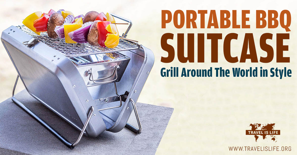 Portable BBQ Suitcase - Grill Around The World in Style